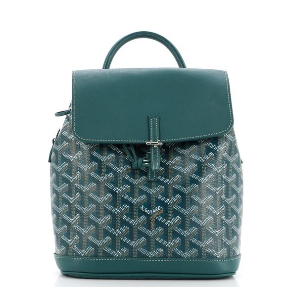 Goyard | Bags | Goyard Alpin Backpack Coated Canvas Mini Green | Poshmark